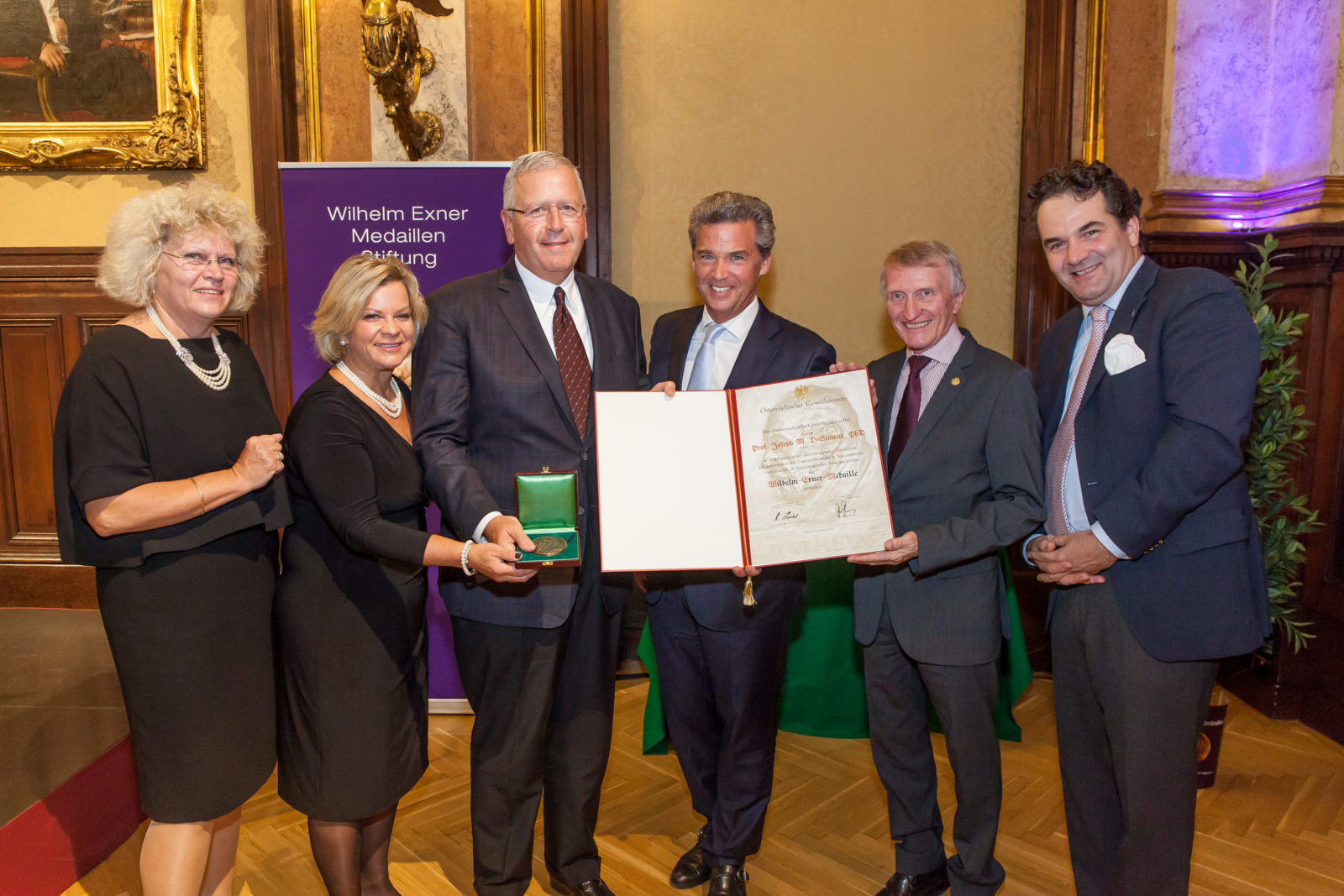 Joseph M. DeSimone - Wilhelm Exner Medaillen Stiftung